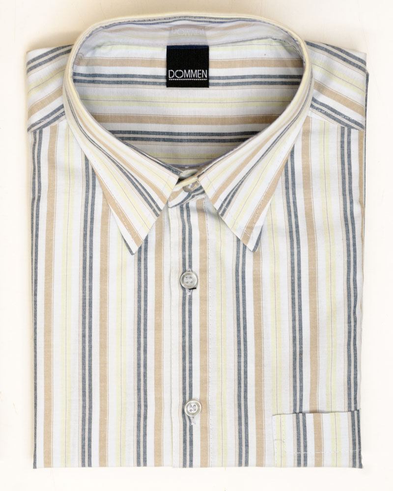 Camisa social masculina de microfibra manga longa, azul royal